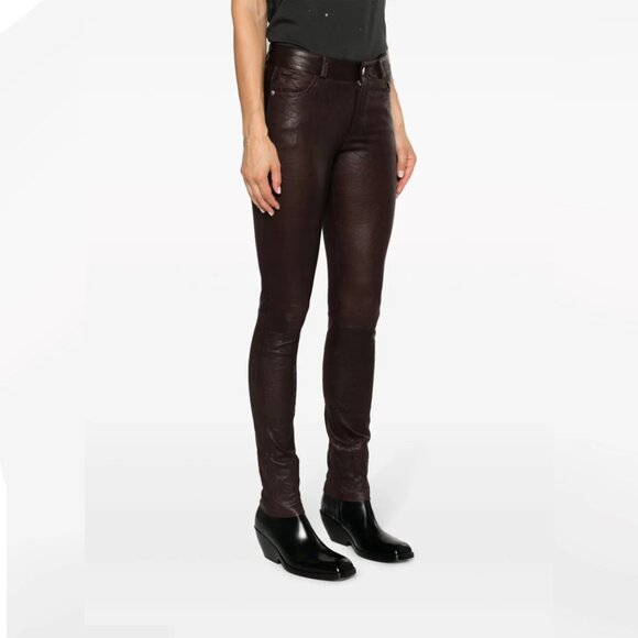 Zadig & Voltaire | Pants & Jumpsuits | Zadig Voltaire Phlame Leather ...